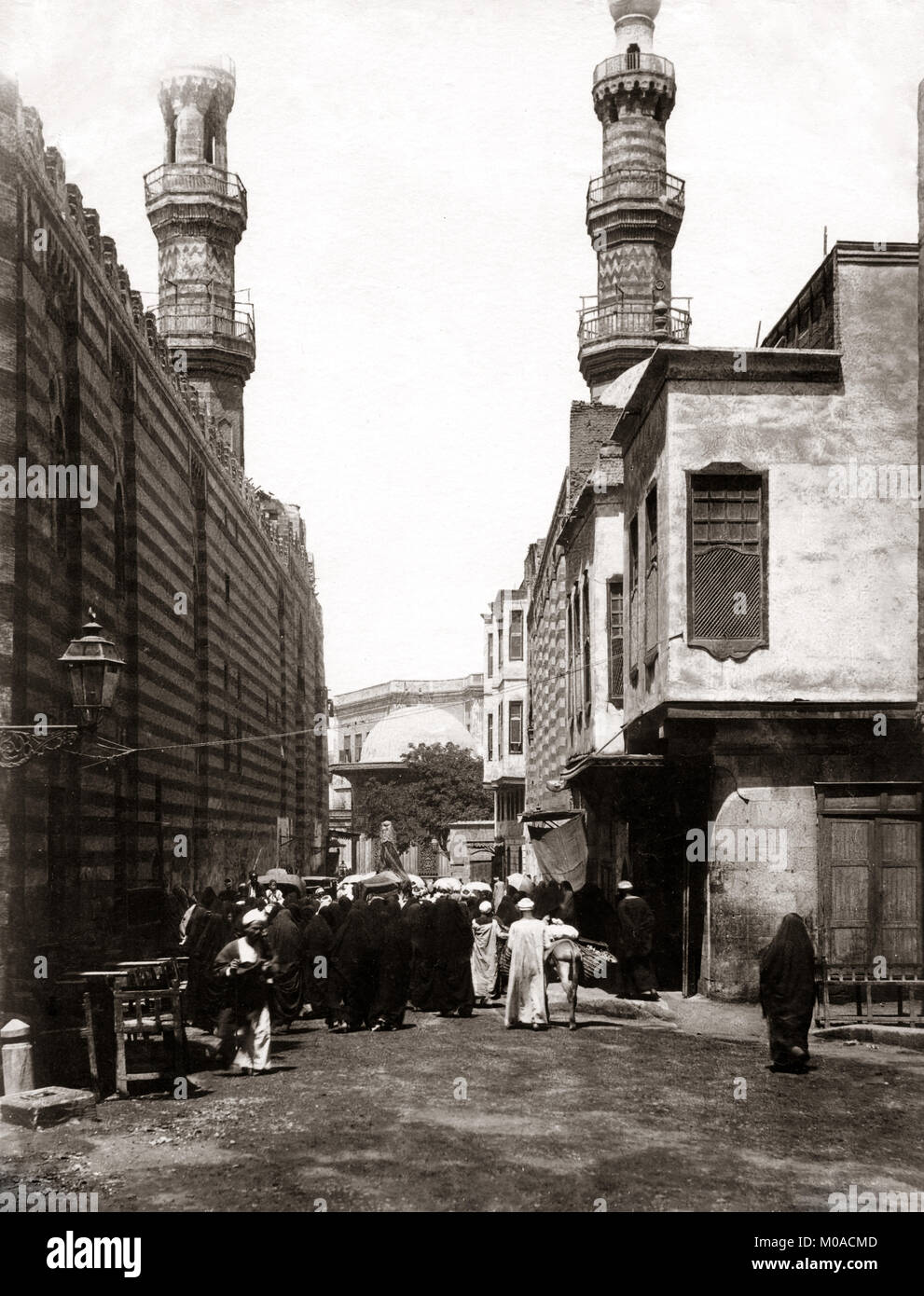 Arab funeral procession, Cairo, Egypt, c.1880's Stock Photo - Alamy