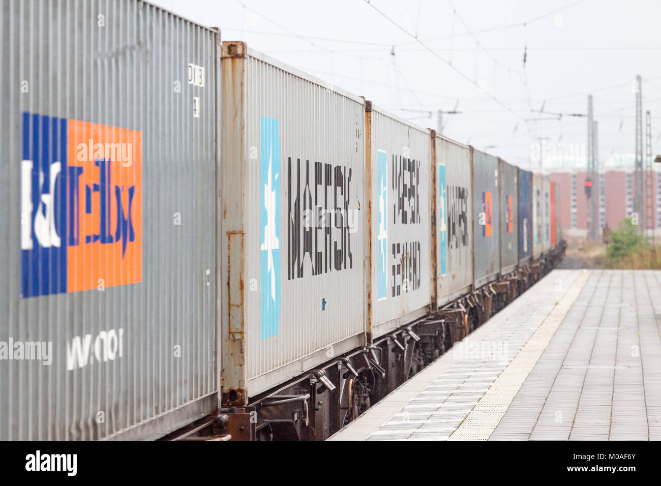 Rail transport container hi-res stock photography and images - Alamy
