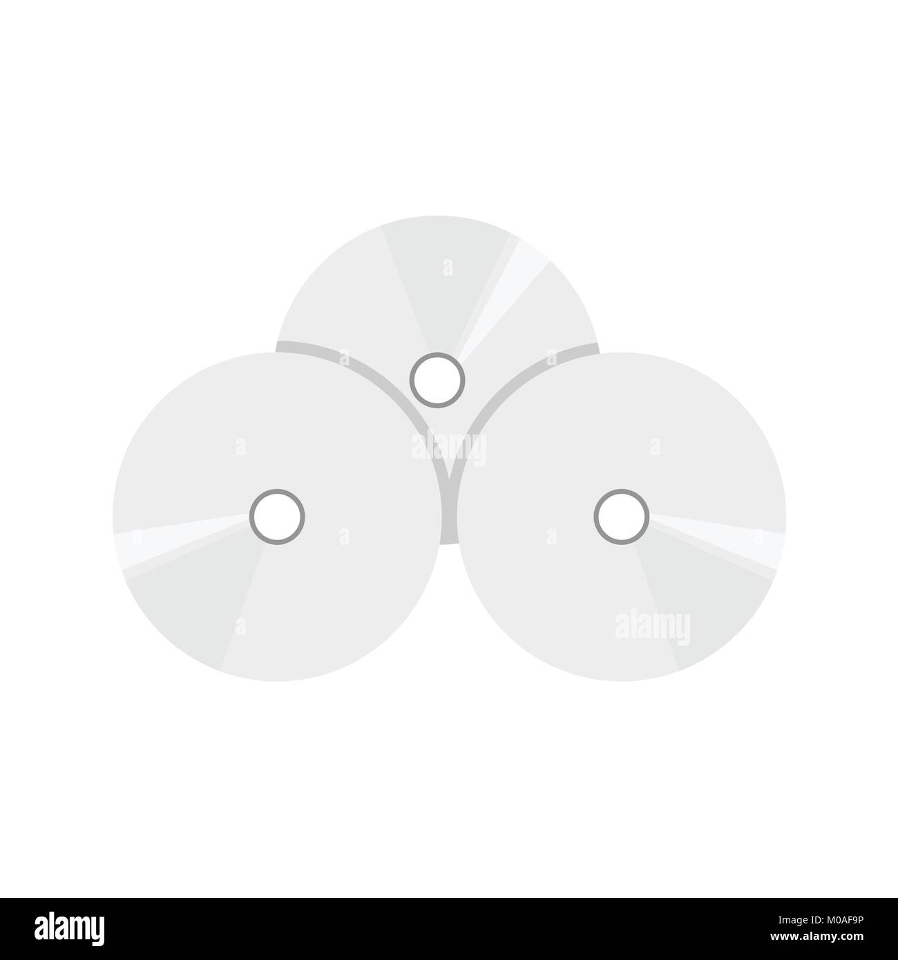 Compact Disc Stacks Vector Illustration Graphic Design Stock Vector ...