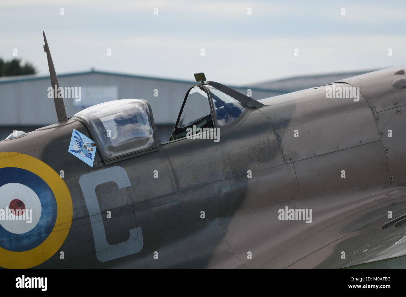 Spitfire cockpit hi-res stock photography and images - Alamy