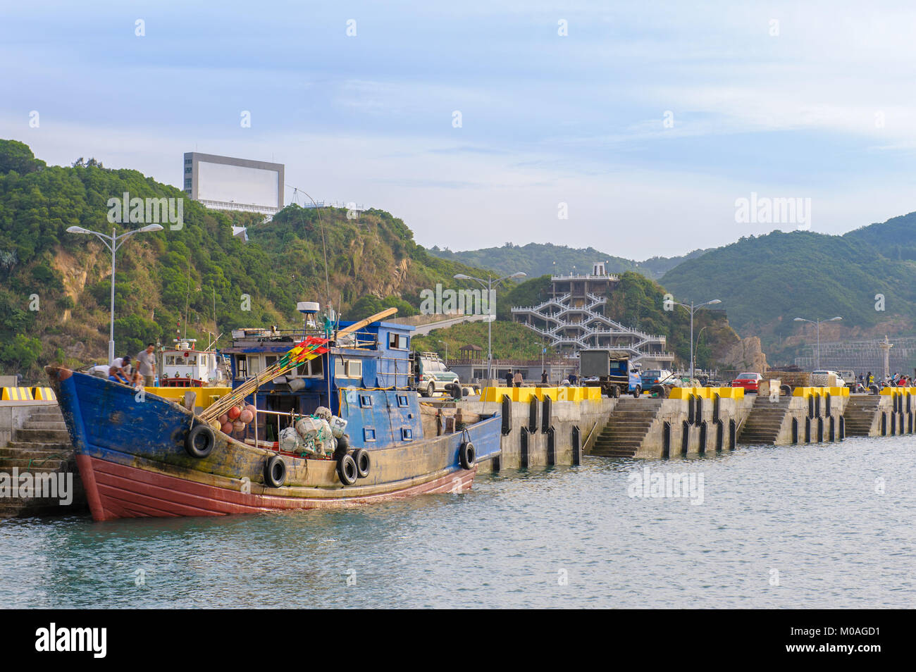 landscape of Fuao Harbor at Nangan, Matsu, Taiwan Stock Photo - Alamy