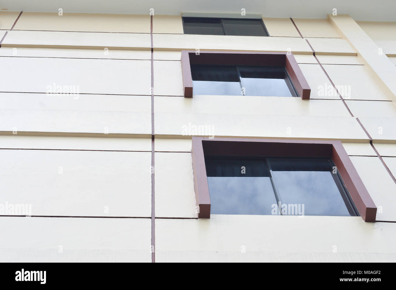 row of windows at luxury hotel Stock Photo - Alamy