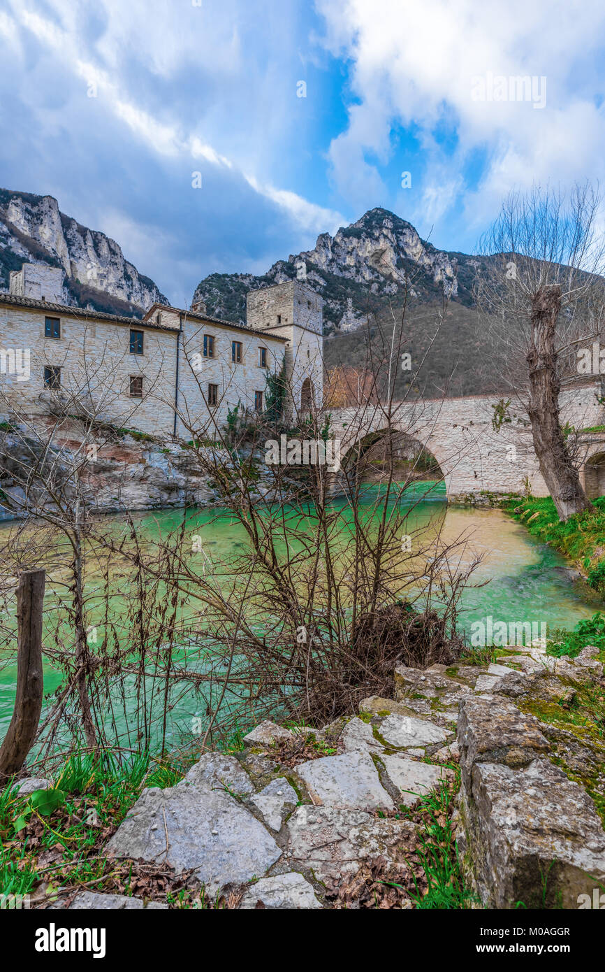 Abbazia di San Vittore alle Chiuse (Italy) - A medieval village in ...