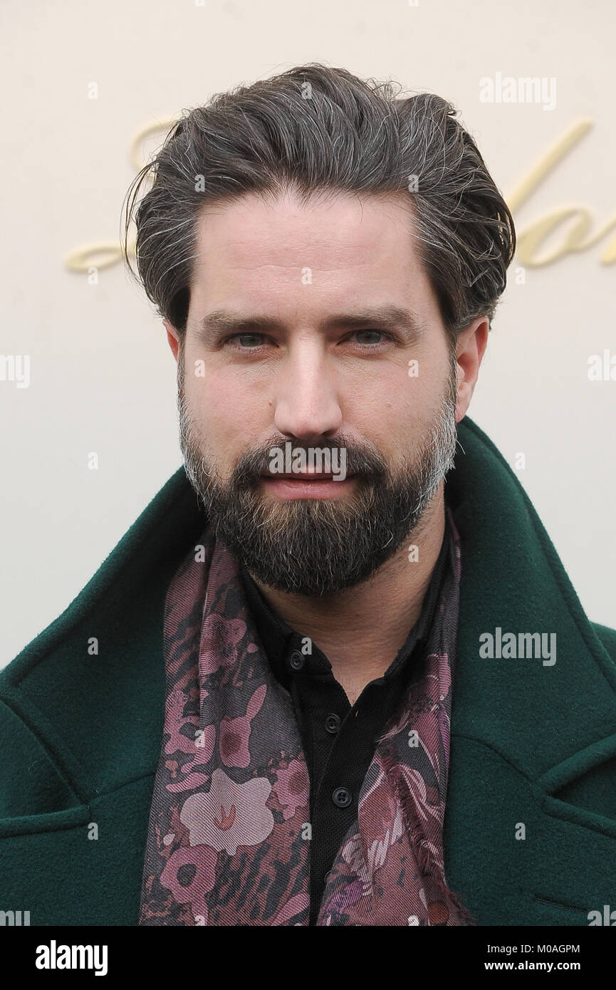 Jack Guinness attends the Burberry Prorsum Womens wear A/W 2016 on West ...