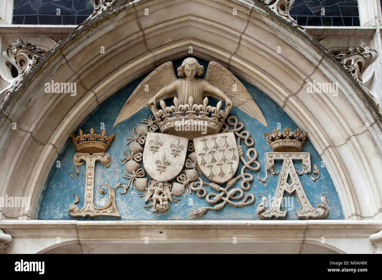 Castle of Blois - St Calais chapel. Loie valley. France Stock Photo - Alamy