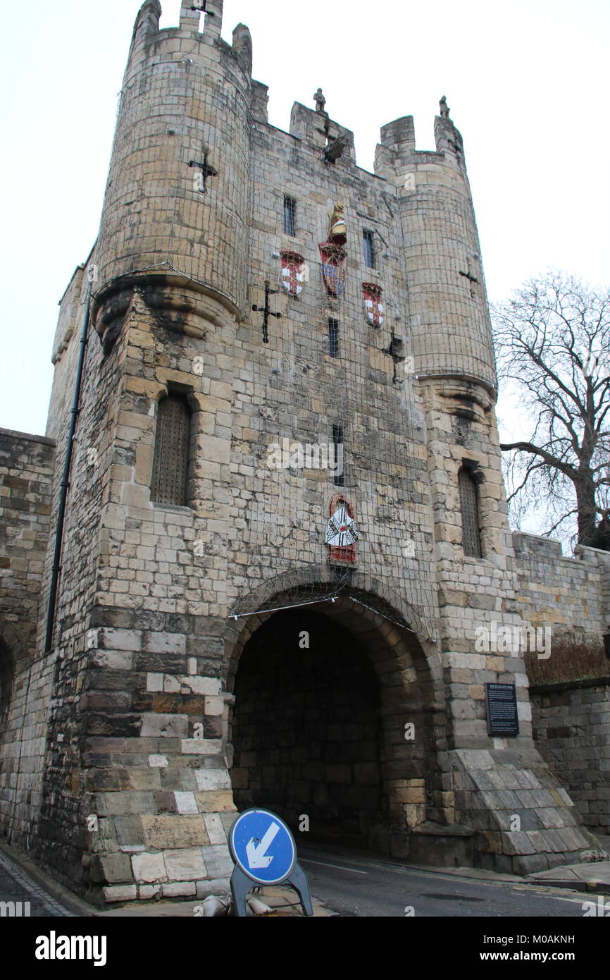 York city walls micklegate hi-res stock photography and images - Alamy