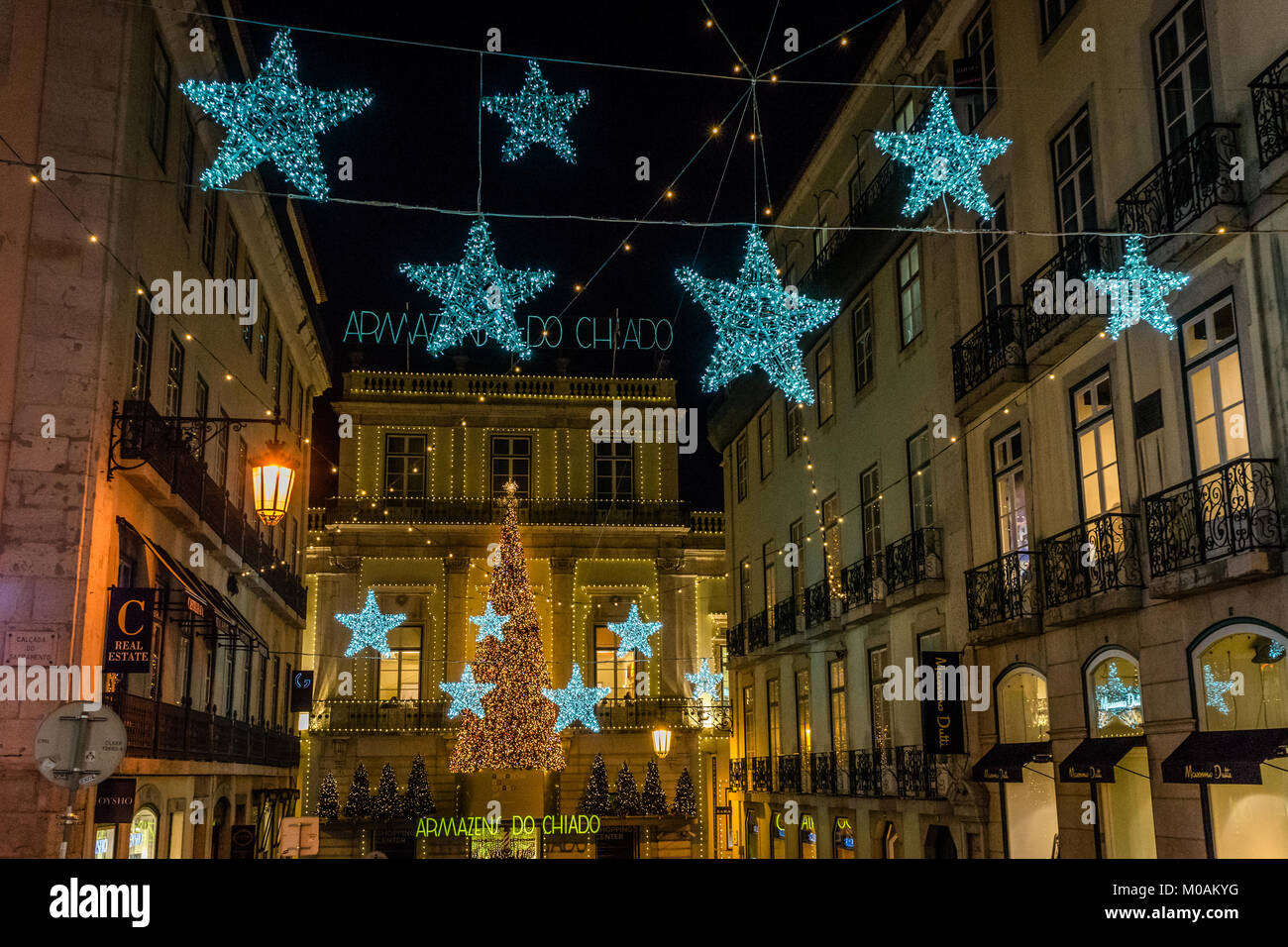 Largo do Chiado, Lisboa, Portugal Stock Photo - Alamy