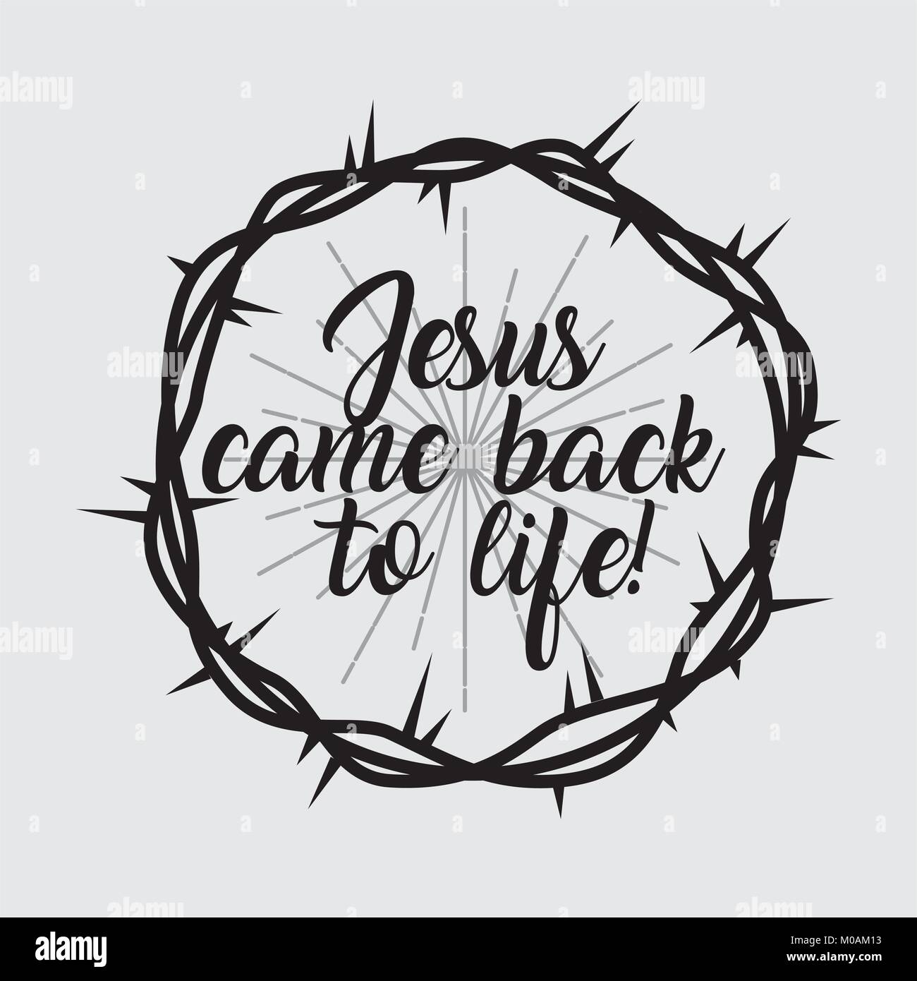 Christ back Stock Vector Images - Alamy
