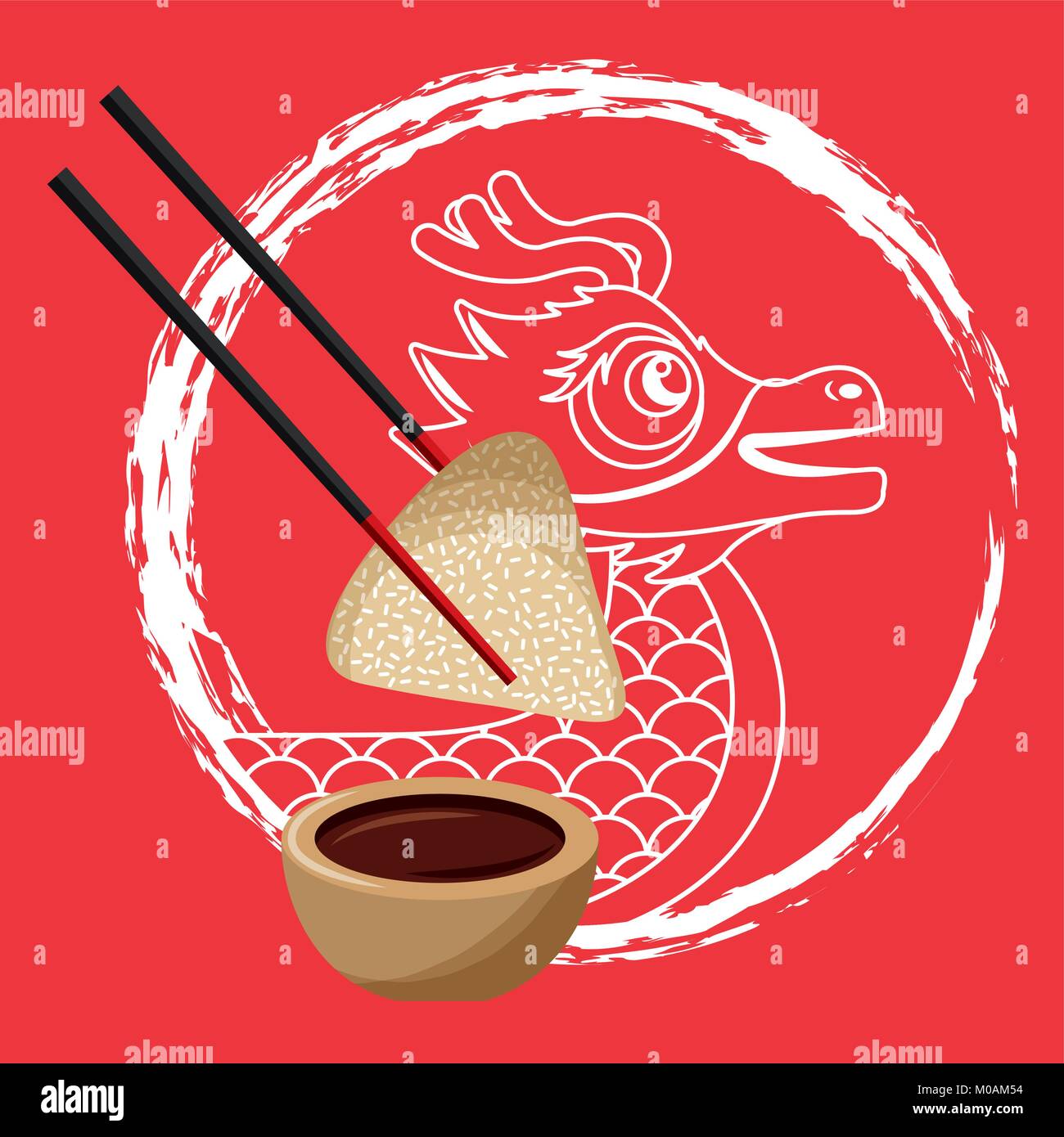 Fresh chinese steamed dumplings Stock Vector Images - Alamy