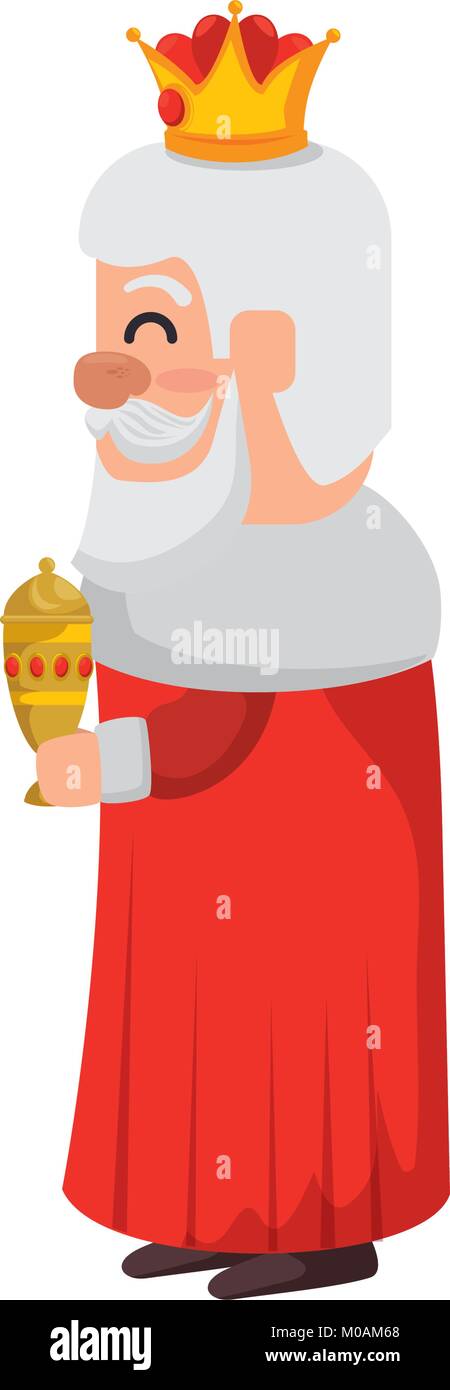 king wizard avatar character vector illustration design Stock Vector ...