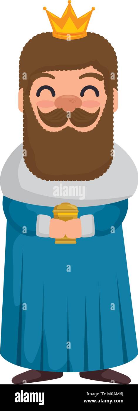 king wizard avatar character vector illustration design Stock Vector ...