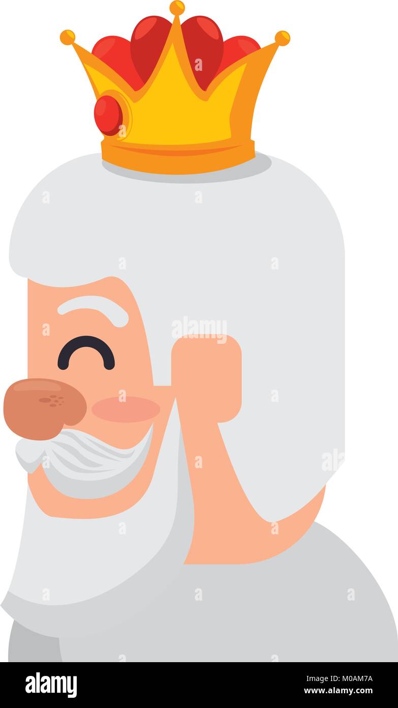 king wizard avatar character vector illustration design Stock Vector ...