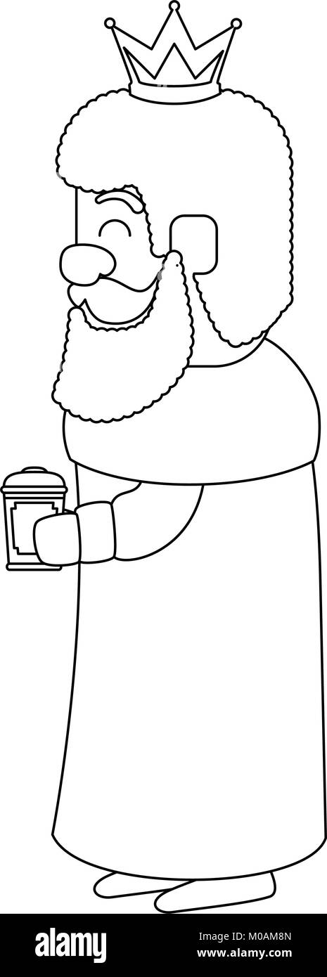 king wizard avatar character vector illustration design Stock Vector ...