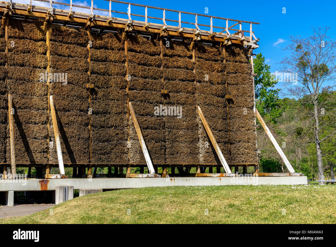 Salt production and air improvement. Europe's largest open air salt ...
