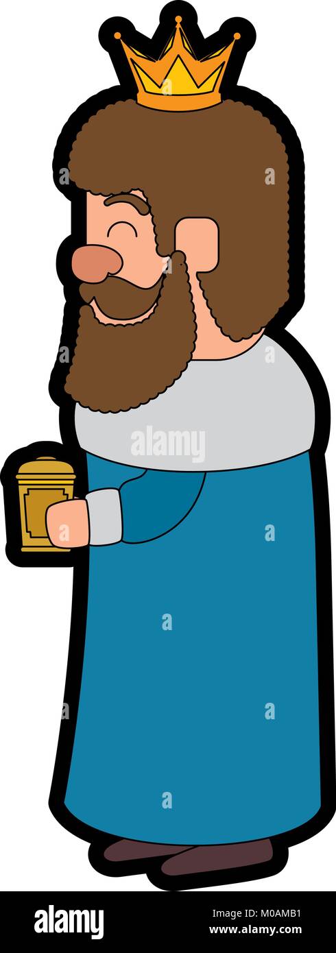 king wizard avatar character vector illustration design Stock Vector ...