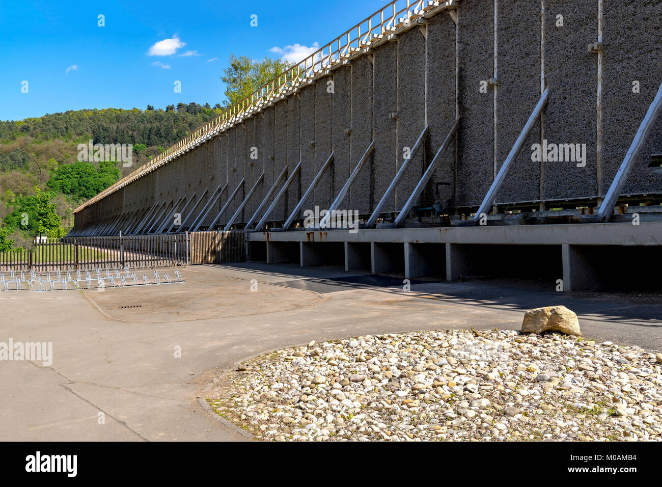 Salt production and air improvement. Europe's largest open air salt ...