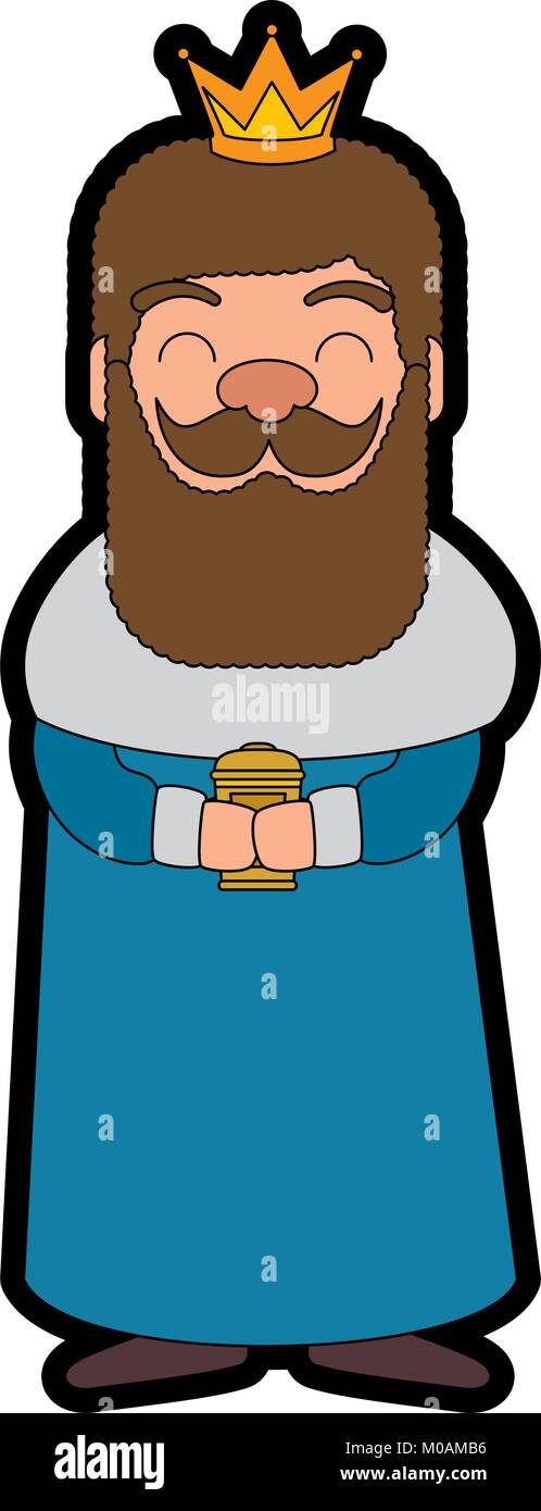 king wizard avatar character vector illustration design Stock Vector ...