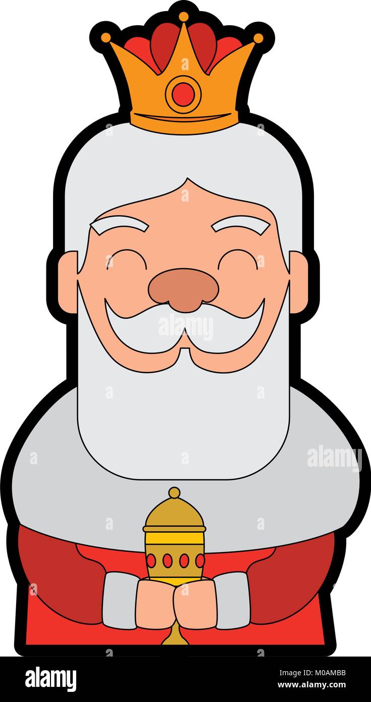 king wizard avatar character vector illustration design Stock Vector ...