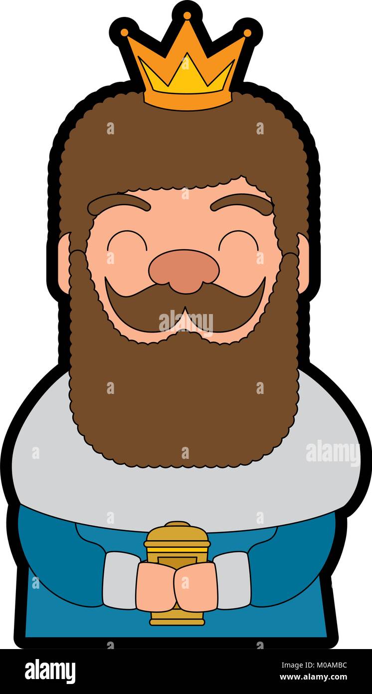 king wizard avatar character vector illustration design Stock Vector ...