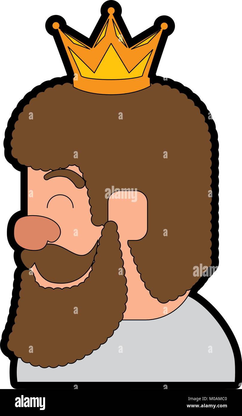 king wizard avatar character vector illustration design Stock Vector ...