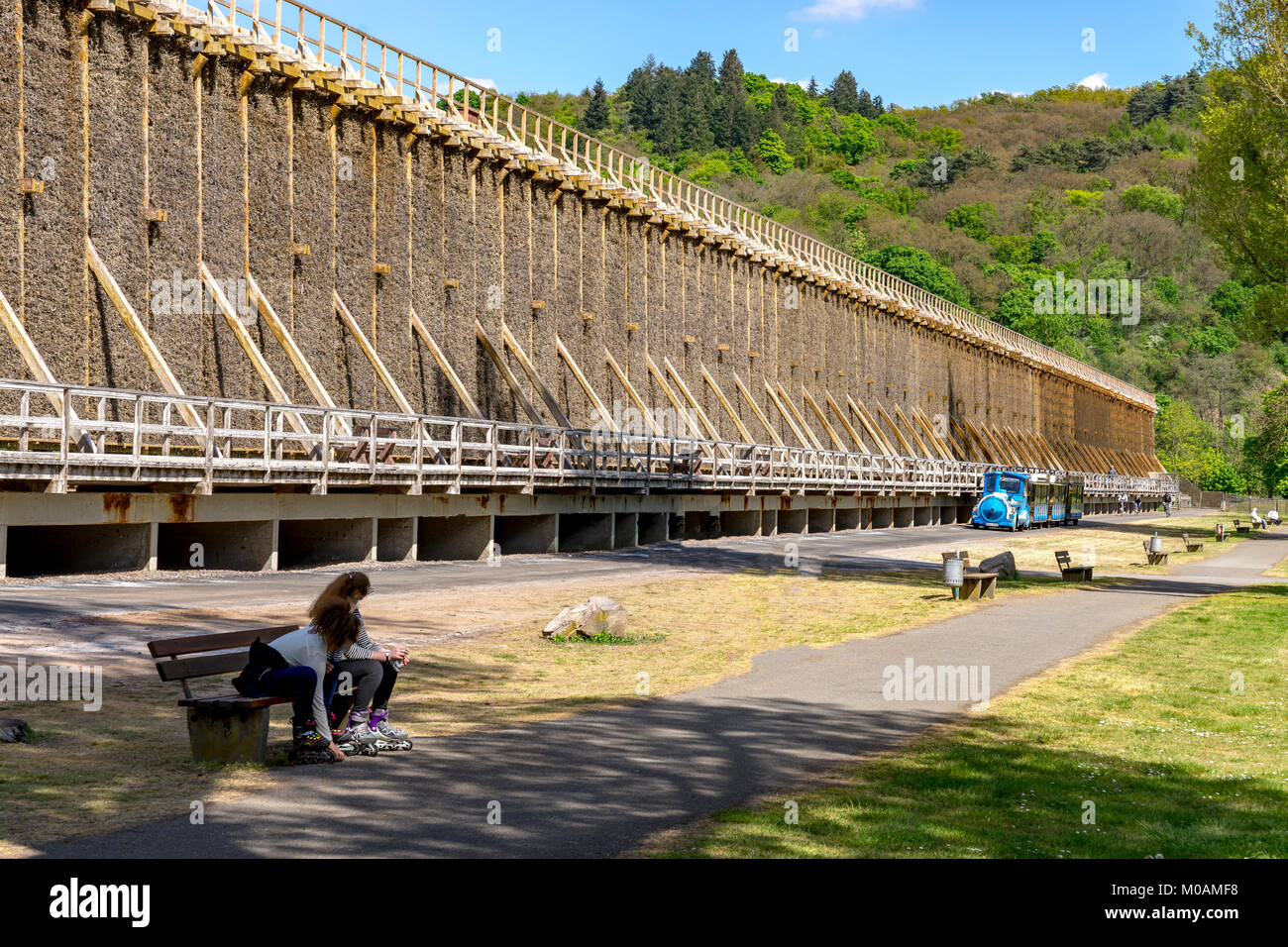 Salt production and air improvement. Europe's largest open air salt ...
