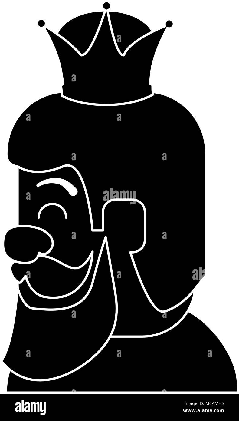 king wizard avatar character vector illustration design Stock Vector ...