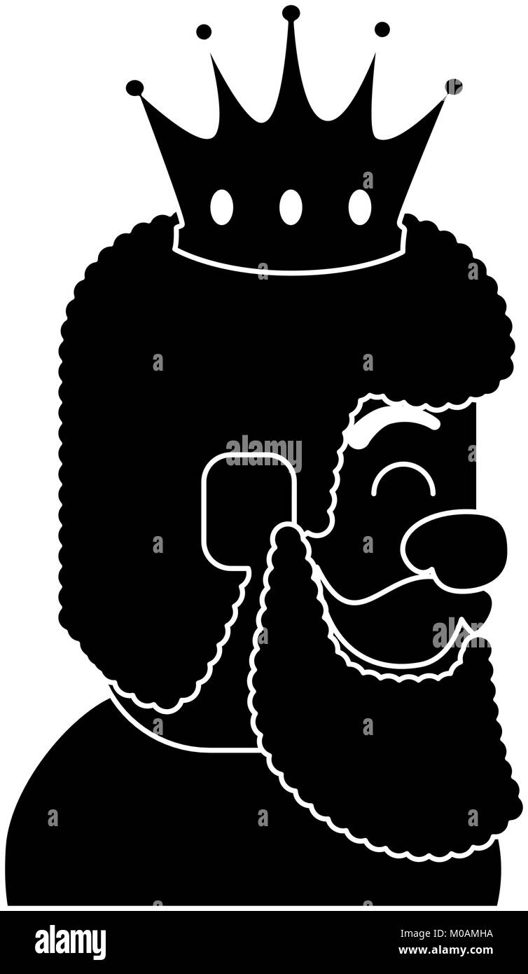 king wizard avatar character vector illustration design Stock Vector ...