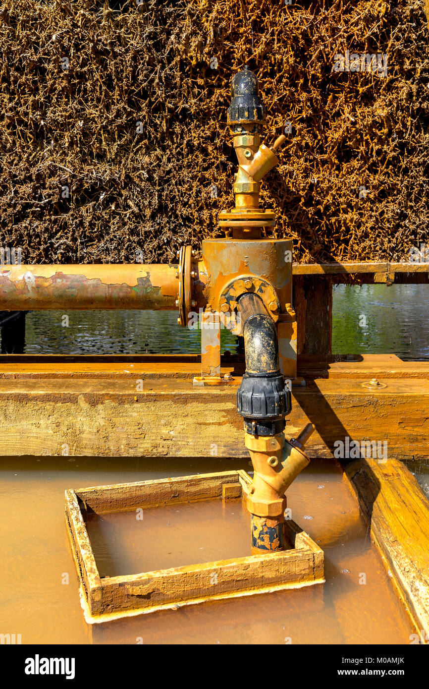 Salt production and air improvement. Europe's largest open air salt ...