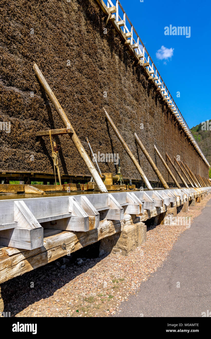 Salt production and air improvement. Europe's largest open air salt ...