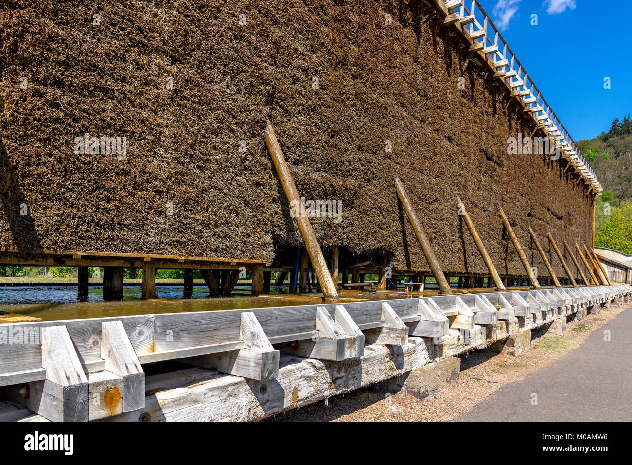 Salt production and air improvement. Europe's largest open air salt ...