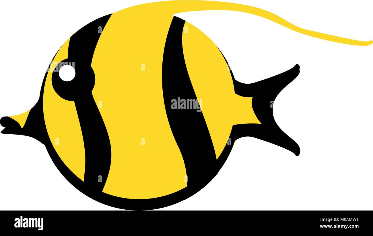 Cute fish character Stock Vector Image & Art - Alamy