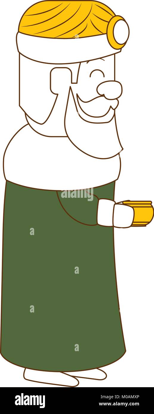 king wizard avatar character vector illustration design Stock Vector ...