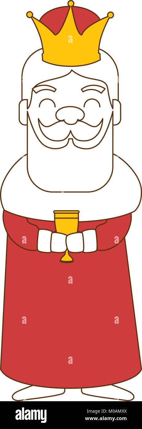 king wizard avatar character vector illustration design Stock Vector ...