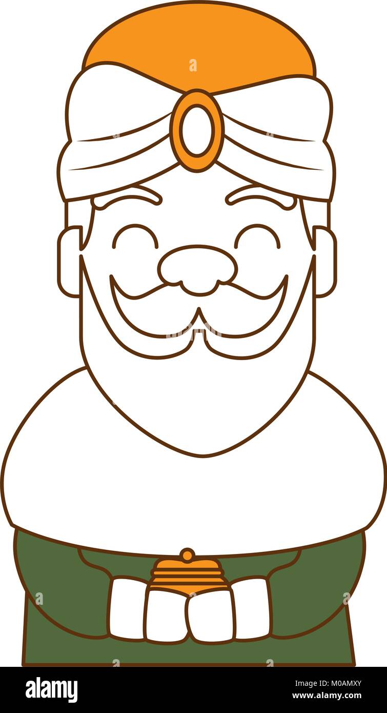 king wizard avatar character vector illustration design Stock Vector ...