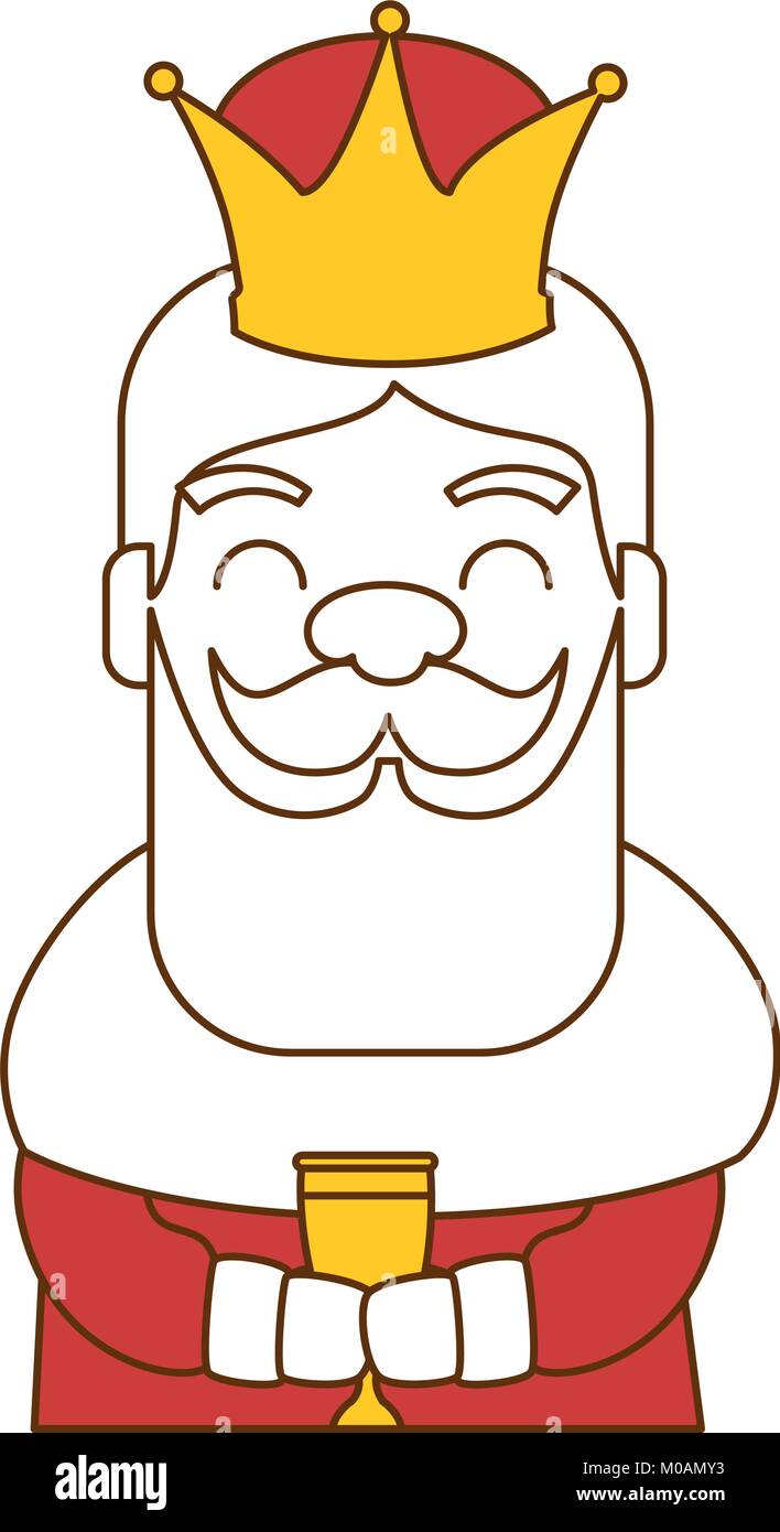 king wizard avatar character vector illustration design Stock Vector ...