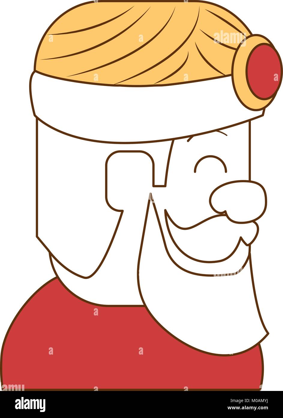 king wizard avatar character vector illustration design Stock Vector ...