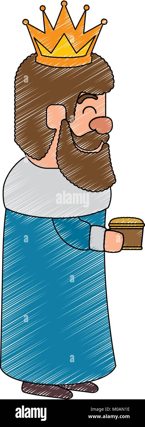 king wizard avatar character vector illustration design Stock Vector ...