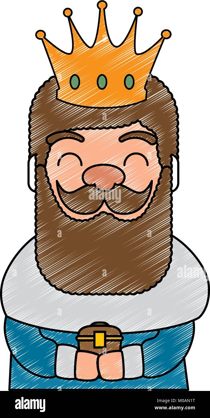 king wizard avatar character vector illustration design Stock Vector ...