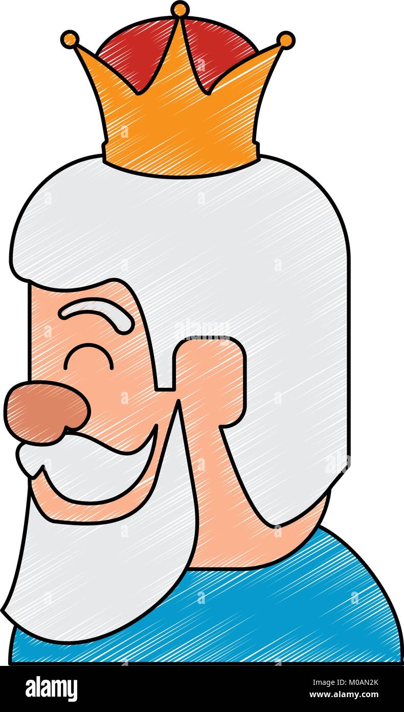 king wizard avatar character vector illustration design Stock Vector ...