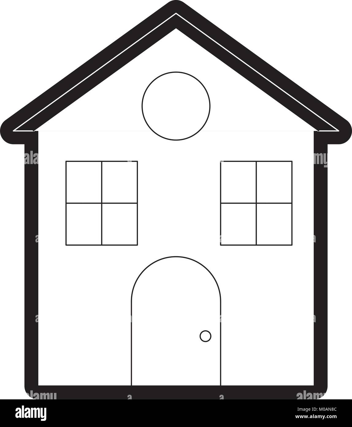 classic family house icon Stock Vector Image & Art - Alamy