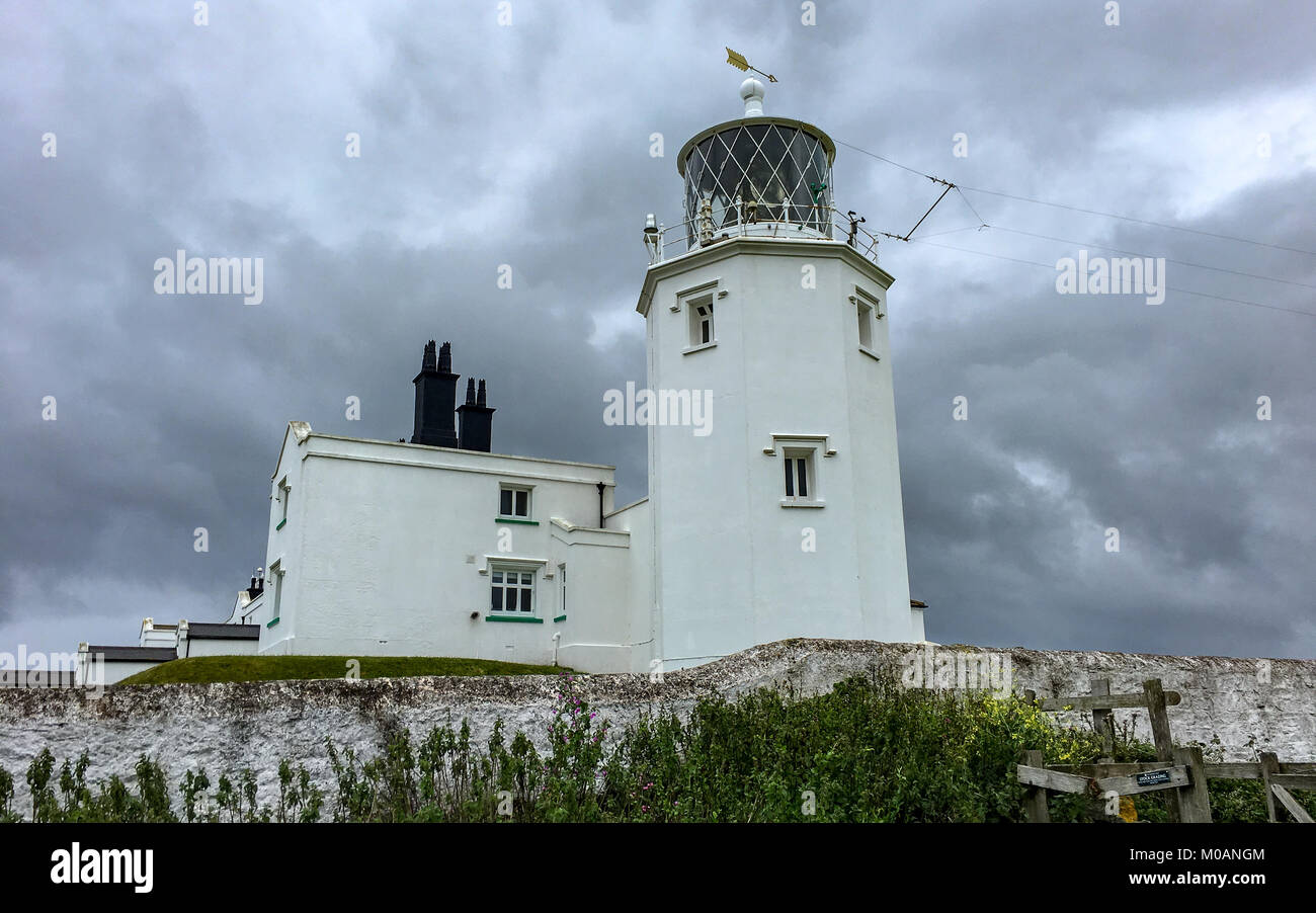 Rainy Day Lighthouse 570 Ocean Rain Lighthouse Stock Photos, High Res