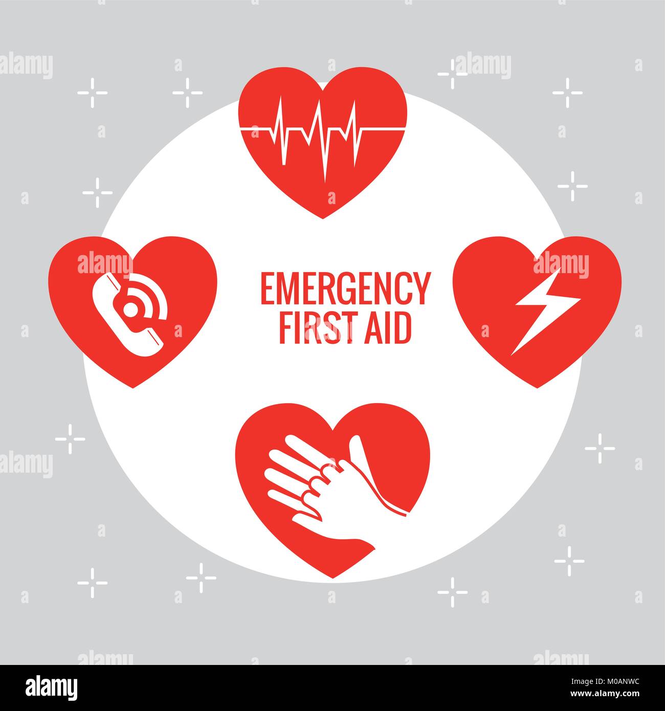 emergency first aid icons Stock Vector Image & Art - Alamy