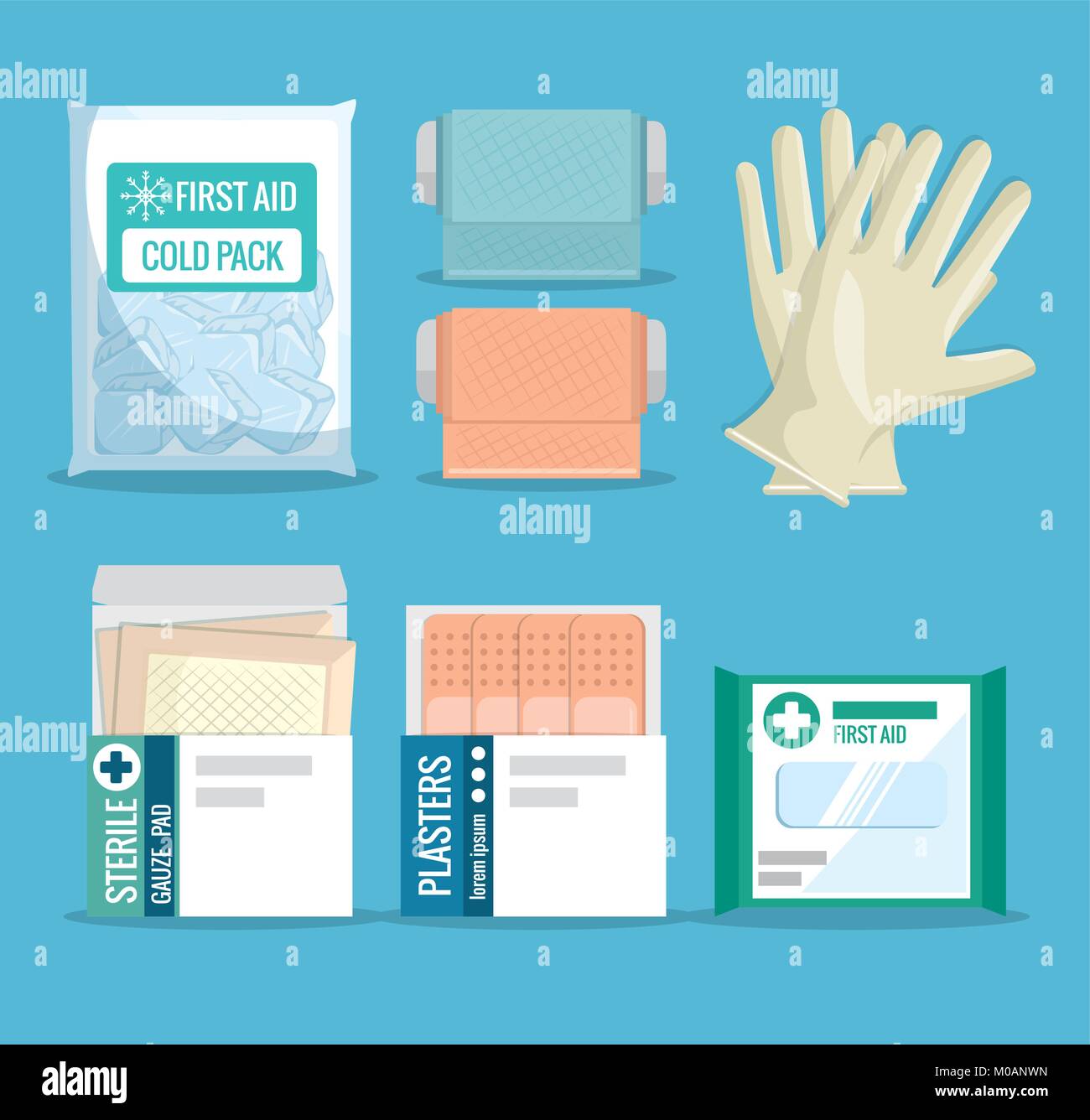 emergency first aid icons Stock Vector Image & Art - Alamy