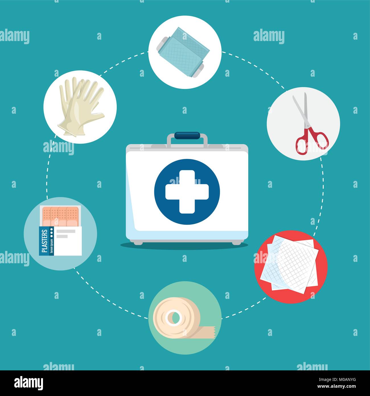 emergency first aid icons Stock Vector Image & Art - Alamy
