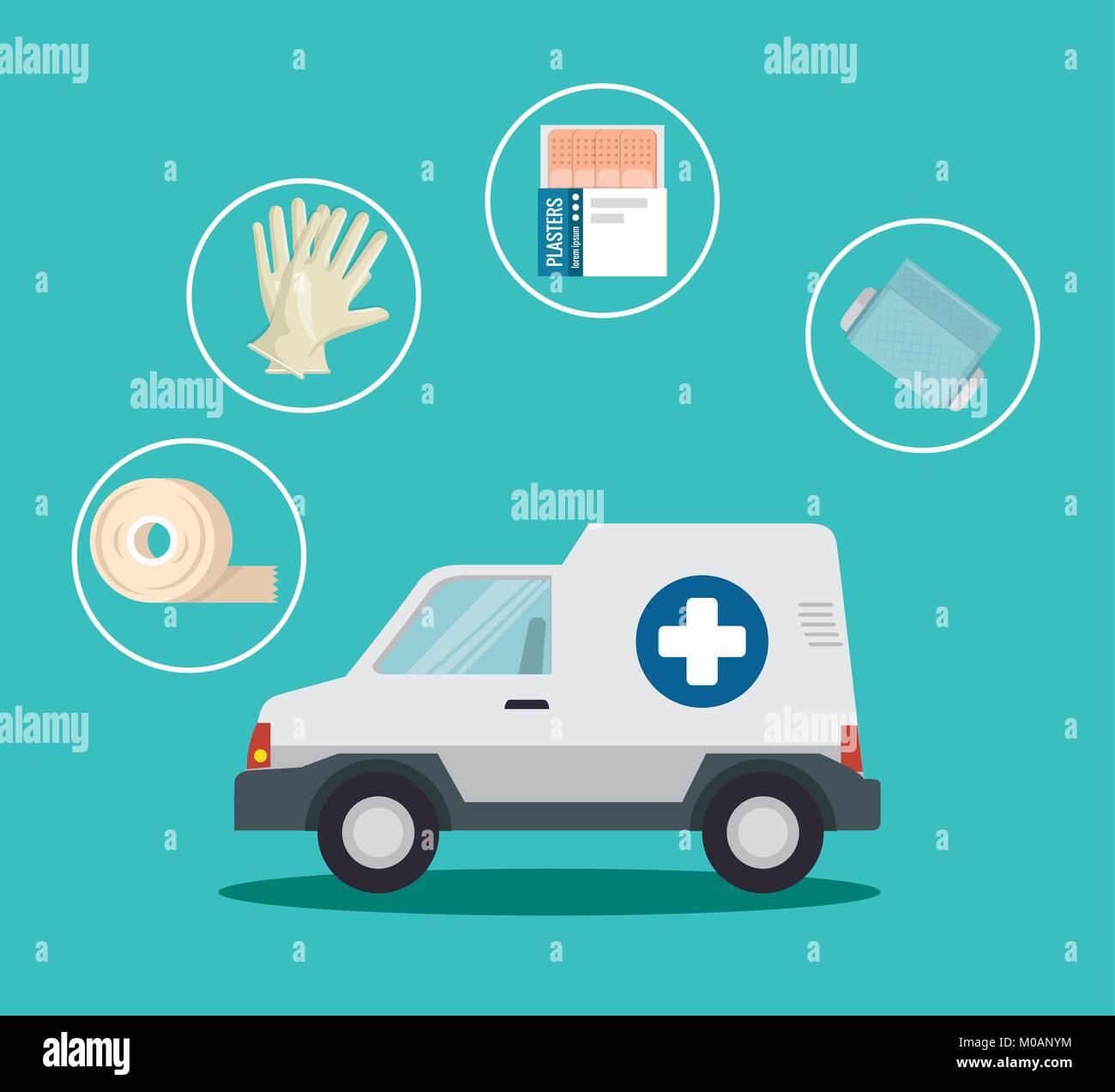 emergency first aid icons Stock Vector Image & Art - Alamy