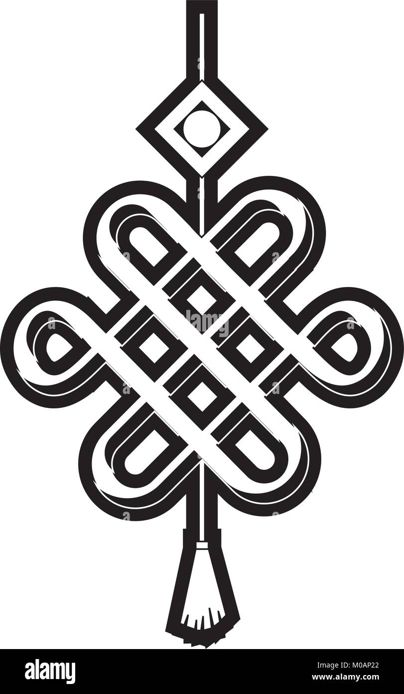 chinese Auspicious knot icon Stock Vector Image & Art - Alamy