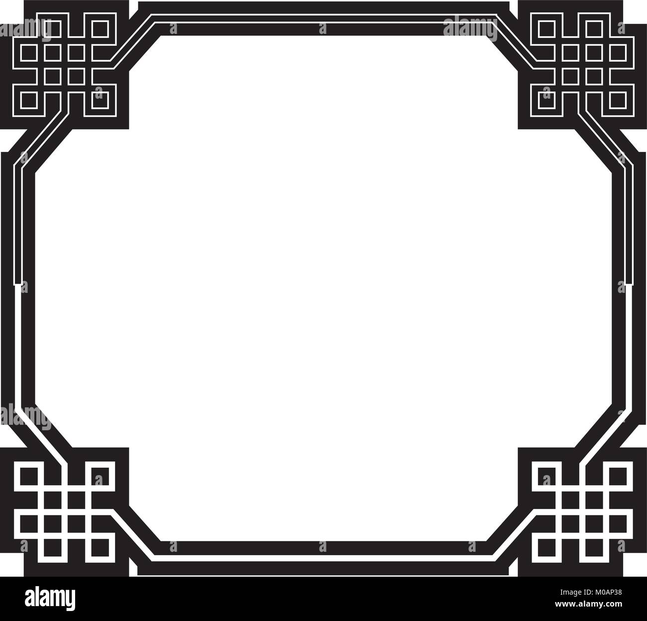 Asian frame ornament design Stock Vector Image & Art - Alamy