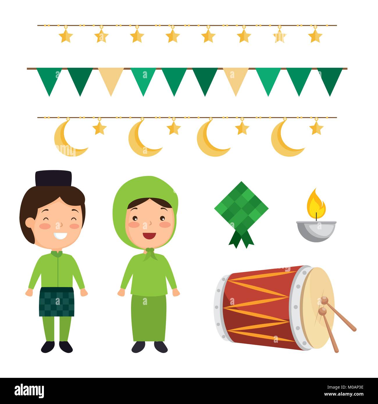 selamat hari raya aidilfitri Stock Vector Image & Art - Alamy