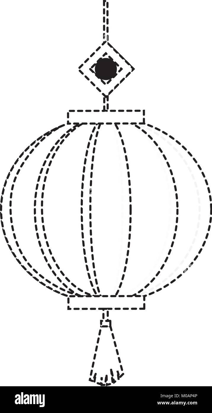 Chinese lamp traditional Black and White Stock Photos & Images - Alamy