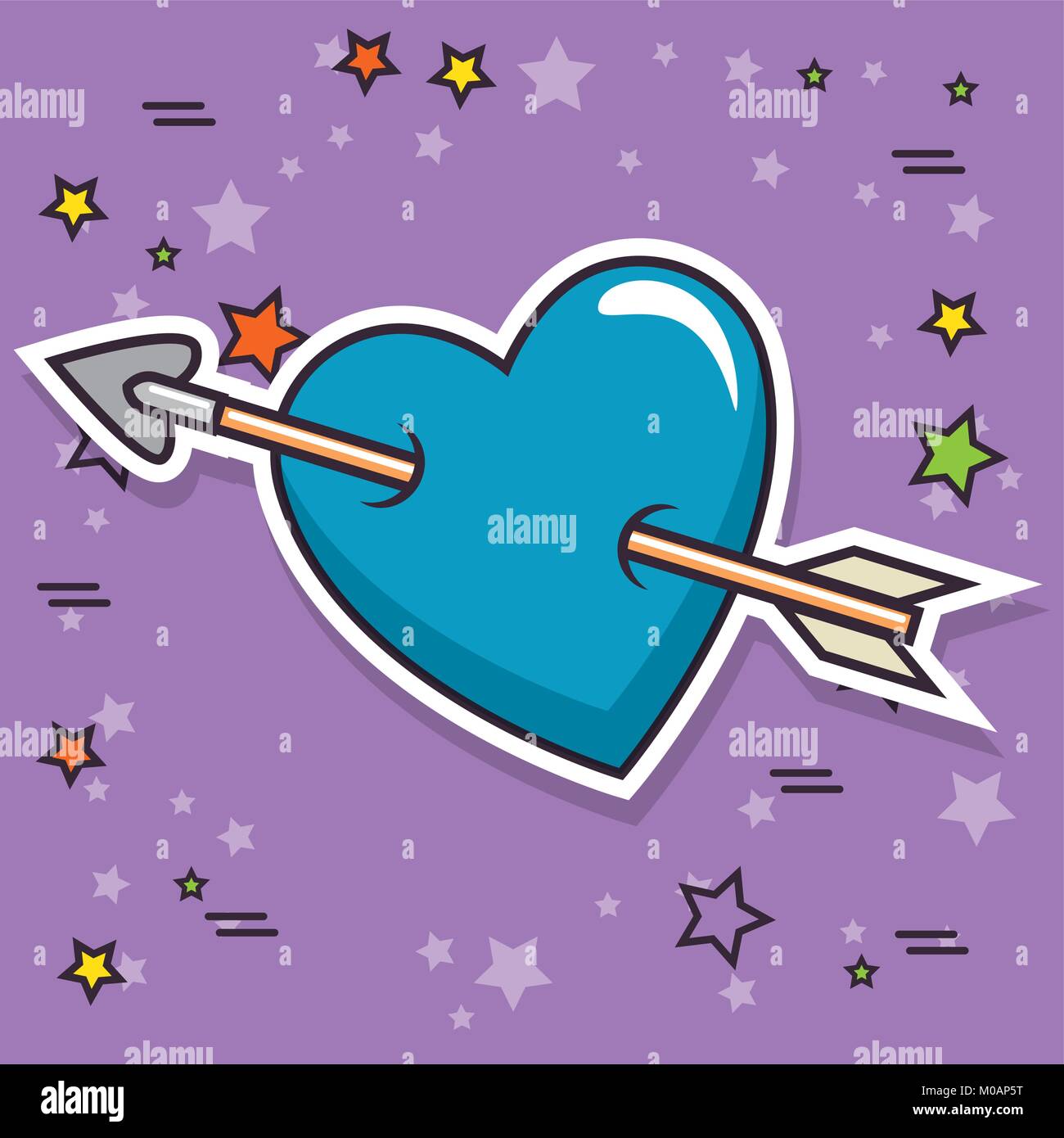 love cute pop art Stock Vector Image & Art - Alamy